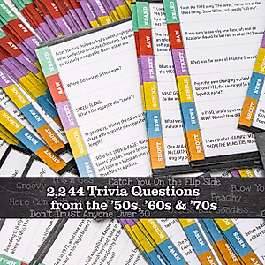 Boom Again Board Game | '50s, '60s and '70s Pop Culture & Music Trivia Game | Best Party Game for Baby Boomers & Seniors for Friends, Parents & Grandparents