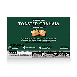 Starbucks Flavored K-Cup Coffee Pods — Toasted Graham for Keurig Brewers — 6 boxes (60 pods total)