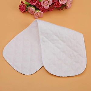 Sonew 10pcs Soft&Breathable Baby Diapers Toddler Cotton Nappy Insert Liners Reusable Cotton Cloth Diaper 12.5 * 4.7in Common Size(3 Layers)