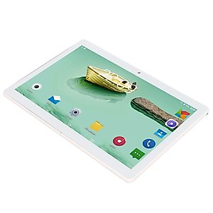 MAVIS LAVEN Tablet, Metal Case Dual SIM Tablet Computer 2GB 32GB RAM 10inch Octacore Processor Office (US Plug)