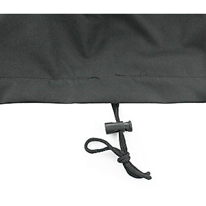 Dnalrhoi Black Generator Cover for Universal Generators,Heavy Duty Thicken 600D Polyester with Elastic Hem,Waterproof Weather/UV Resistant,Fits for 4000-6500 Watt(26''L x 20''W x20''H)