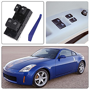 Obaee Window Master Switch Compatible with 2003-2008 Nissan 350Z / 2008-2013 Altima/Titan / NV200 / Quest/Infiniti G35 / G37, Replaces OE 25401CD000 25401CD010 25401CD02A 25401CD02D