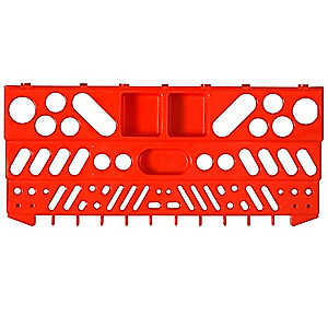 DURHAND 54 Piece Pegboard and Shelf Tool Organizer Wall Mounted DIY Garage Storage with 50 Hooks