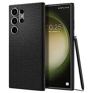 Spigen Liquid Air Designed for Galaxy S23 Ultra Case (2023) - Matte Black