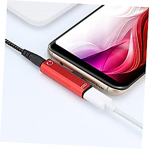 OSALADI 2pcs Type C Audio Adapter Type C Earphone Adapter USB Headphones Telephone headsets Type C Charging Converter USB to 3. 5mm Audio Adapter 2 in 1 Charge Splitter Dispenser Equipment