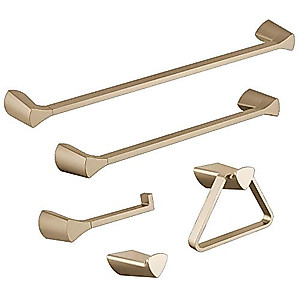 Delta Faucet 77418-CZ Zura Towel Bar, 18 inch, Champagne Bronze