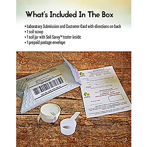 Soil Savvy - Soil Test Kit | Understand What Your Lawn or Garden Soil Needs, Not Sure What Fertilizer to Apply | Analysis Provides Complete Nutrient Analysis & Fertilizer Recommendation On Report