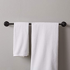 Amazon Basics AB-BR840-FB Towel Bar-Standard, 24-Inch, Flat Black