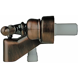 Builders Shoppe 3210BZ/4120BZ RV/Motorhome Replacement Non-Metallic Two Handle Tub Shower Faucet Valve Diverter with Matching Hand Held Shower Set Brushed Bronze Finish