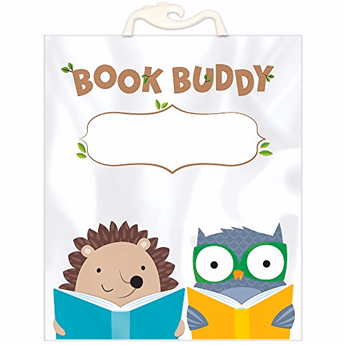 CTP Woodland Friends Book Buddy Bag, Clear 10.5” x 12.5” Storage Bags (Creative Teaching Press 8537)