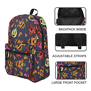 Five Nights At Freddy's Characters School Backpack, FNAF Chica Foxy Bonnie