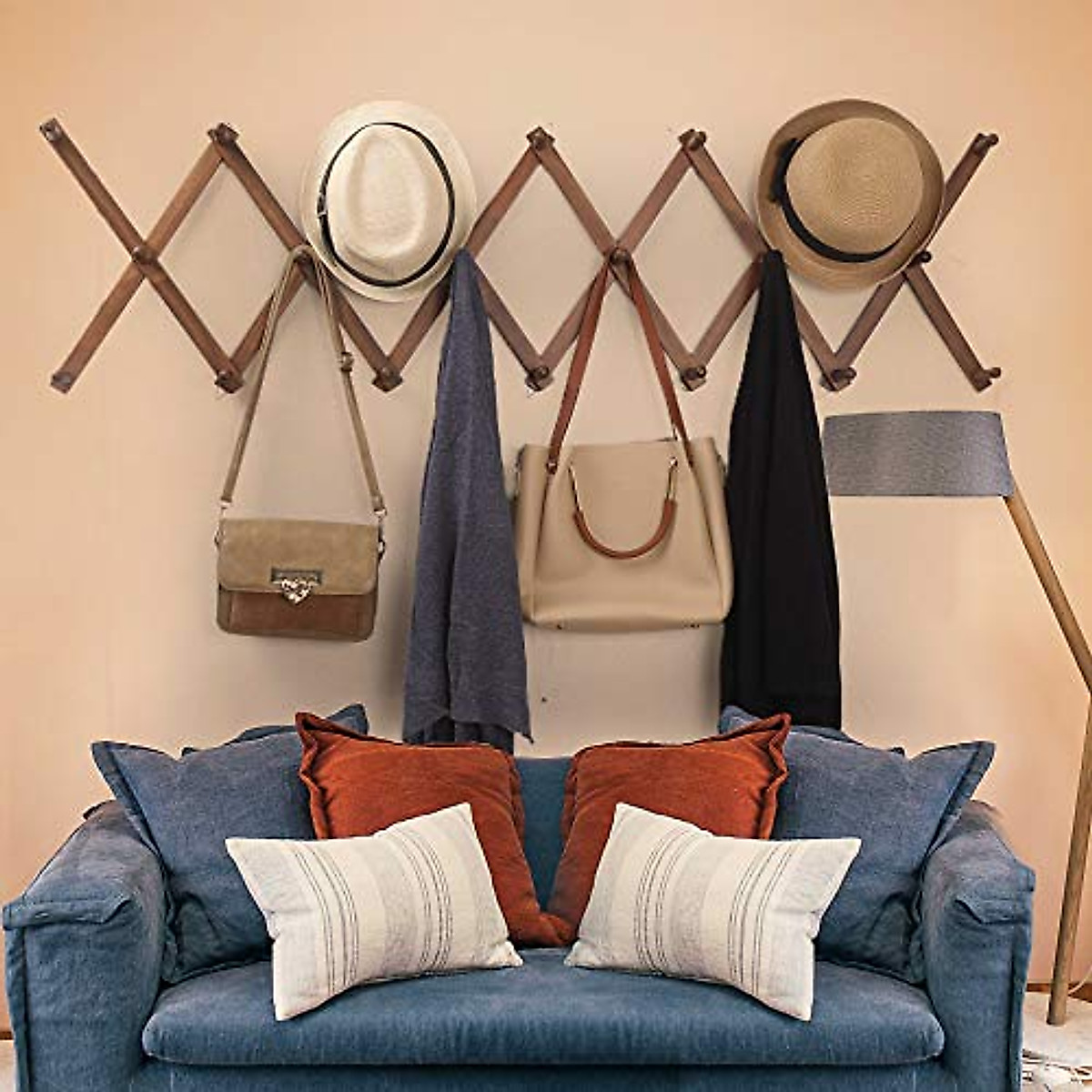 WEBI Accordion Wall Hanger: Expandable Coat Rack