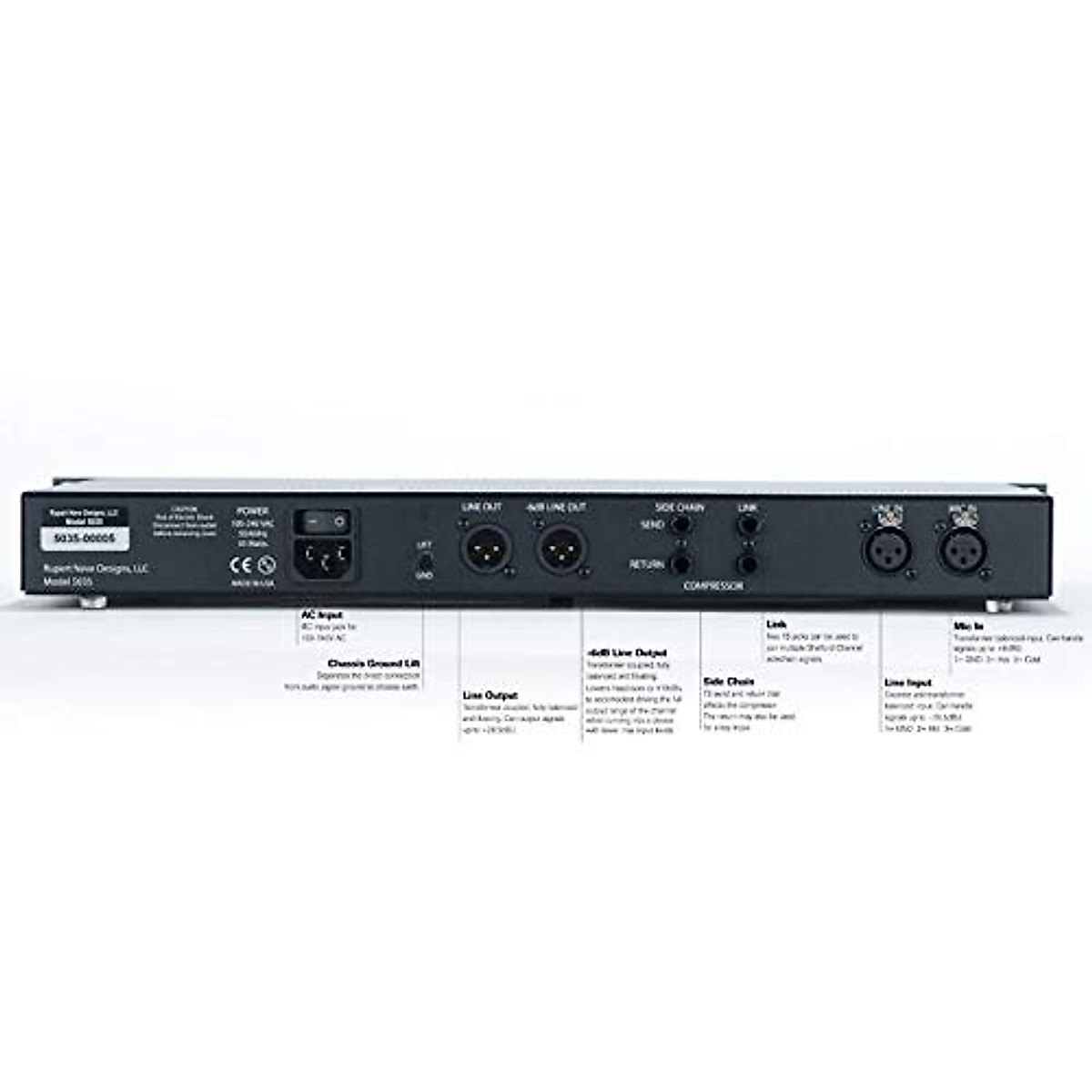 Rupert Neve Designs 5035 Shelford Channel Microphone Preamp/Inductor EQ/Compressor