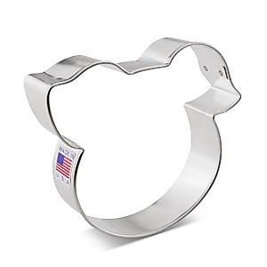 Pig Face Cookie Cutter, 4" Made in USA by Ann Clark