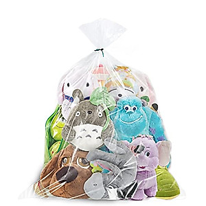Xsourcer Clear Large Storage Bags, Pack of 6, 32 x 42" Dustproof Space Saver Bag, 1.6 Mil Jumbo Moistureproof Storage Bag, Waterproof Storage Bag for Humidifer, Floor Fan, Blanket, Comforter and More