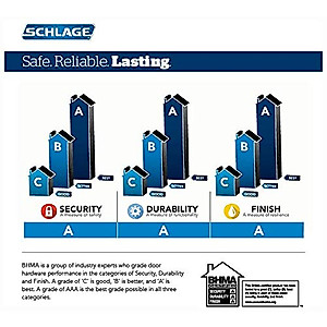 Schlage Custom FCT59LAT622CEN Century by Latitude Hanldeset, Matte Black