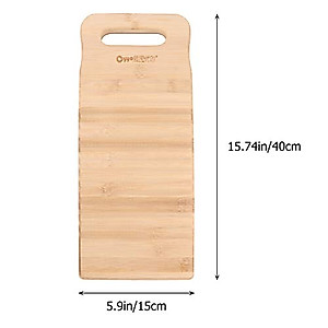Cabilock 2 Pieces Wood Washing Clothes Washboard Laundry Travel Washboard Cloth Washing Board Board Laundry Washboard