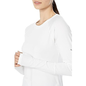 PUMA Women's Run Cloudspun Long Sleeve Tee, White, X-Large