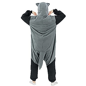 vavalad Animal Onesie Adult Animal Pajama One Piece Animal Costume Halloween Cosplay Sleepwear Homewear Christmas for Men Women