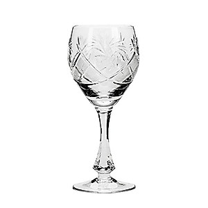 2-Oz Hand Made Vintage Russian Crystal Shot Glasses,