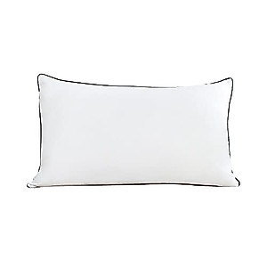 Acanva Bed Pillows for Sleeping 1 Pack with Luxury Hotel Quality, Super Plush 3D Fiber Filling, Top-end Microfiber Cover for Side Stomach Back Sleepers, King (Pack of 1), Black