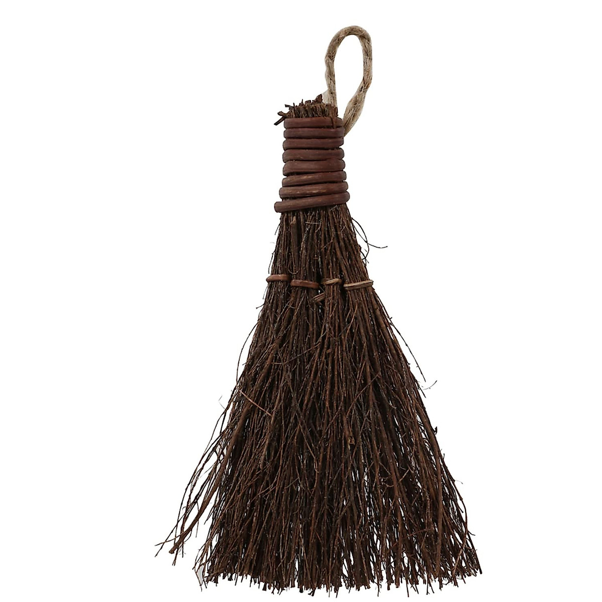 TDST Bundle of 2 Pumpkin Spice Scented Hand Broom Stick Decor Items, 6 in. Bulk Broomsticks Holiday Fall Autumn Halloween Christmas with Bonus TDST Scented Aziza, Brown (dtfg22)