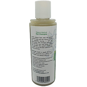 Davis Finest Neem Aloe Vera Reetha Herbal Shampoo Conditioner for Hair Growth, Hair Loss, SLS, Paraben and Sulphate Free Vegan Hair Cleanser 210ml