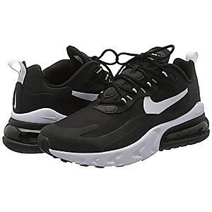 Nike Air Max 270 React Mens Running Trainers CI3866 Sneakers Shoes (UK 9.5 US 10.5 EU 44.5, Black White Black 004)