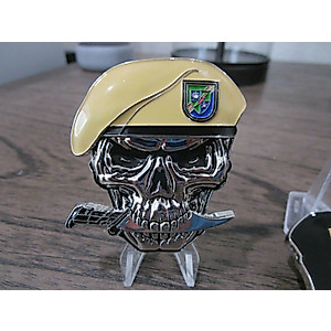 Oneworldtreasures 75th Ranger Regiment Army Rangers Lead The Way USASOC Beret Skull Challenge Coin