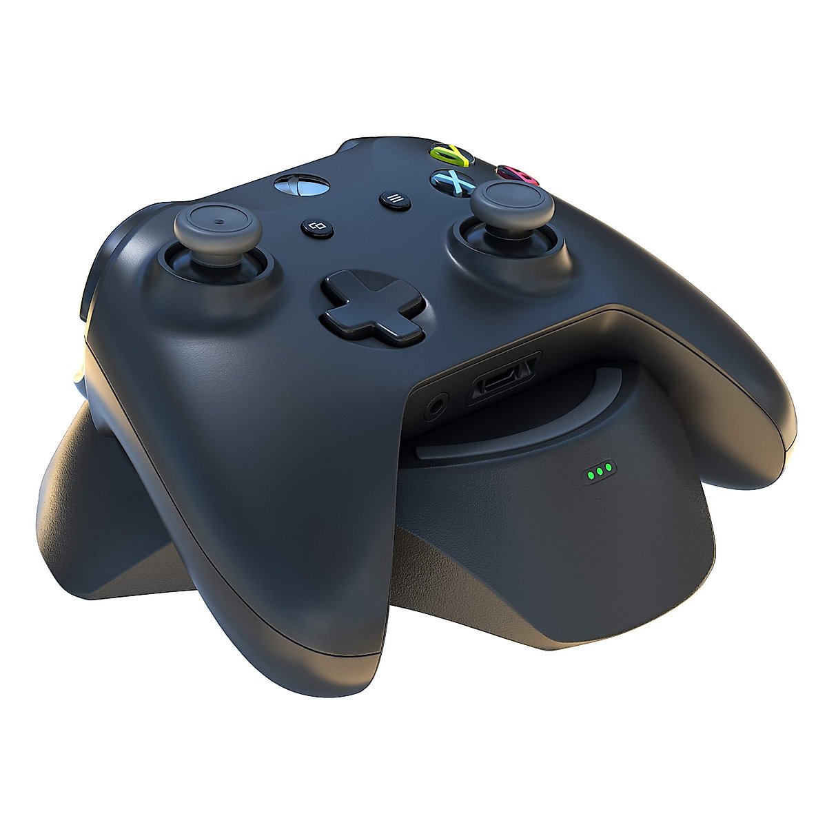 Skywin Wireless Charging Station and Play and Charge Pack for Xbox One Controller - Qi Charging Controller Stand and Play and Charge Wireless Charging Battery Pack Compatible with Xbox ONE