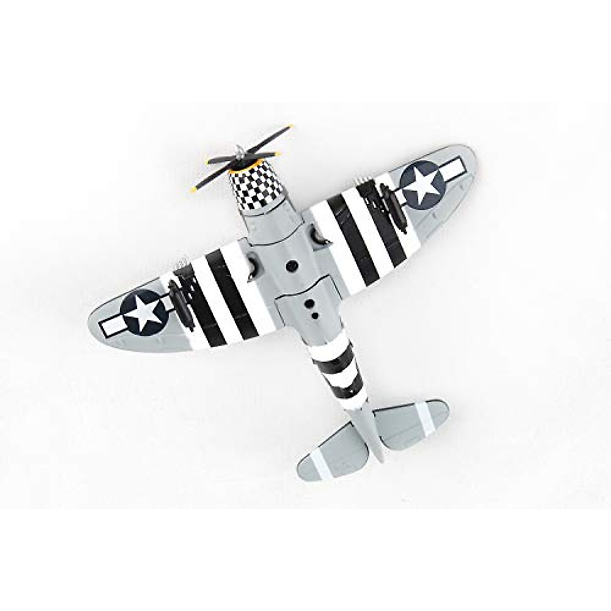 Daron Postage Stamp P-47 Thunderbolt Snafu 1/100 PS5359-3,Black