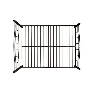 Voohek Metal King Size Bed Frame with Headboard and Footboard,Storage Space Under The Frame,No Box Spring Needed,Noise Free,Black