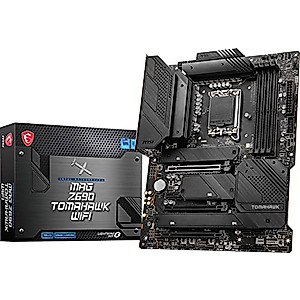 MSI MAG Z690 Tomahawk WiFi Gaming Motherboard (ATX, 12th Gen Intel Core, LGA 1700 Socket, DDR5, PCIe 5, 2.5G LAN, M.2 Slots, Wi-Fi 6E)
