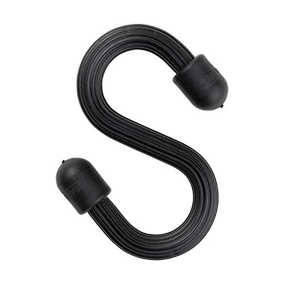Nite Ize Gear Tie Bendable S-Hook, Flexible S-Hook Hanger for Garage, Closet, Kitchen and Plants, Black