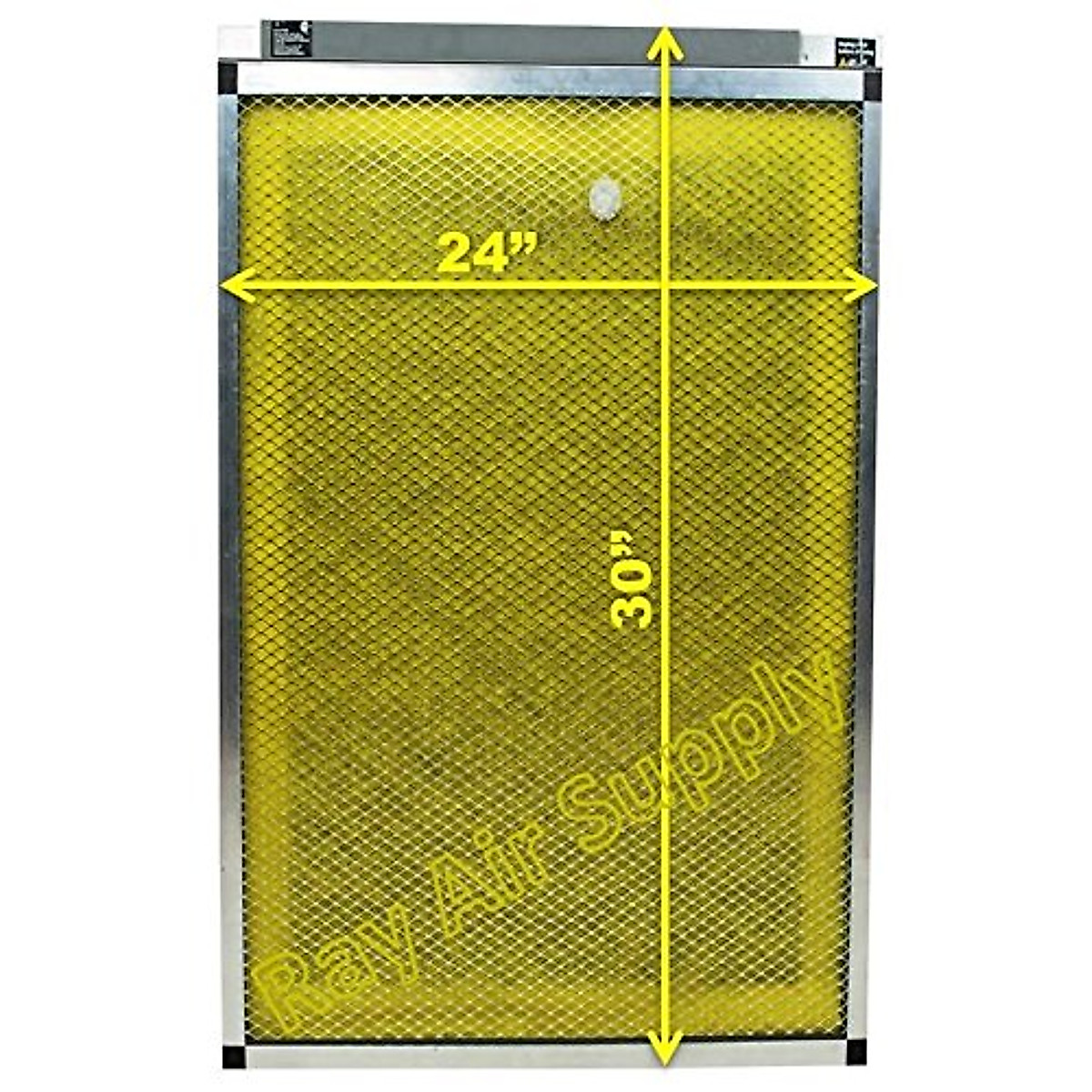 RAYAIR SUPPLY 24x30 Air Ranger Replacement Filter Pads 24x30 (3 Pack) Yellow
