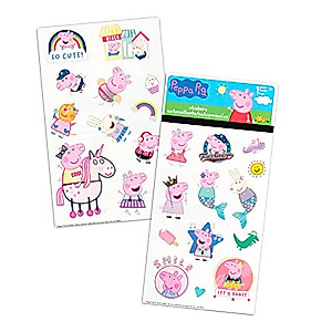 Peppa Pig Backpack Lunch Box Set For Kids, Toddlers ~ 3 Pc Bundle With Peppa Pig School Bag, Lunch Bag, And Stickers (Peppa Pig School Supplies)