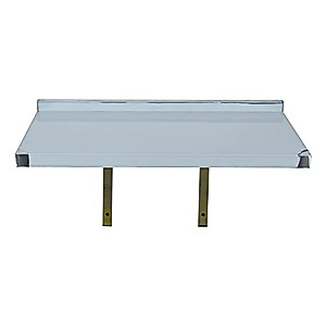 TAIMIKO Stainless Steel Wall Shelf-Commercial Rack Shelves for Restaurant,Kitchen,Home,Bar and Hotel (39.37" x 11.81")