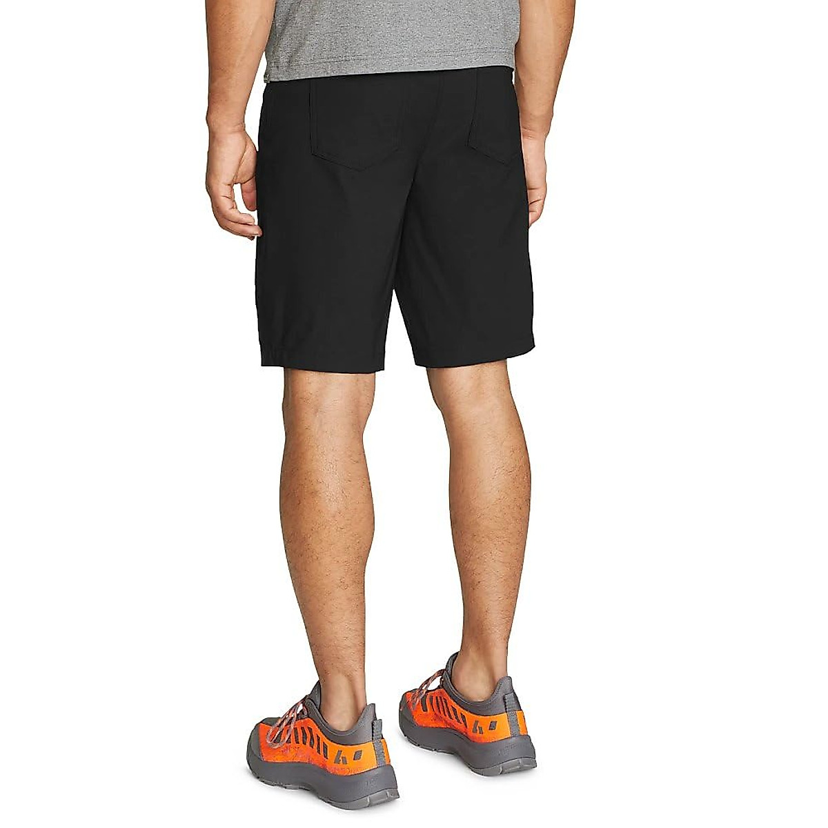 Eddie Bauer Men's Athletic Fit Rainier Shorts, Black, 36W