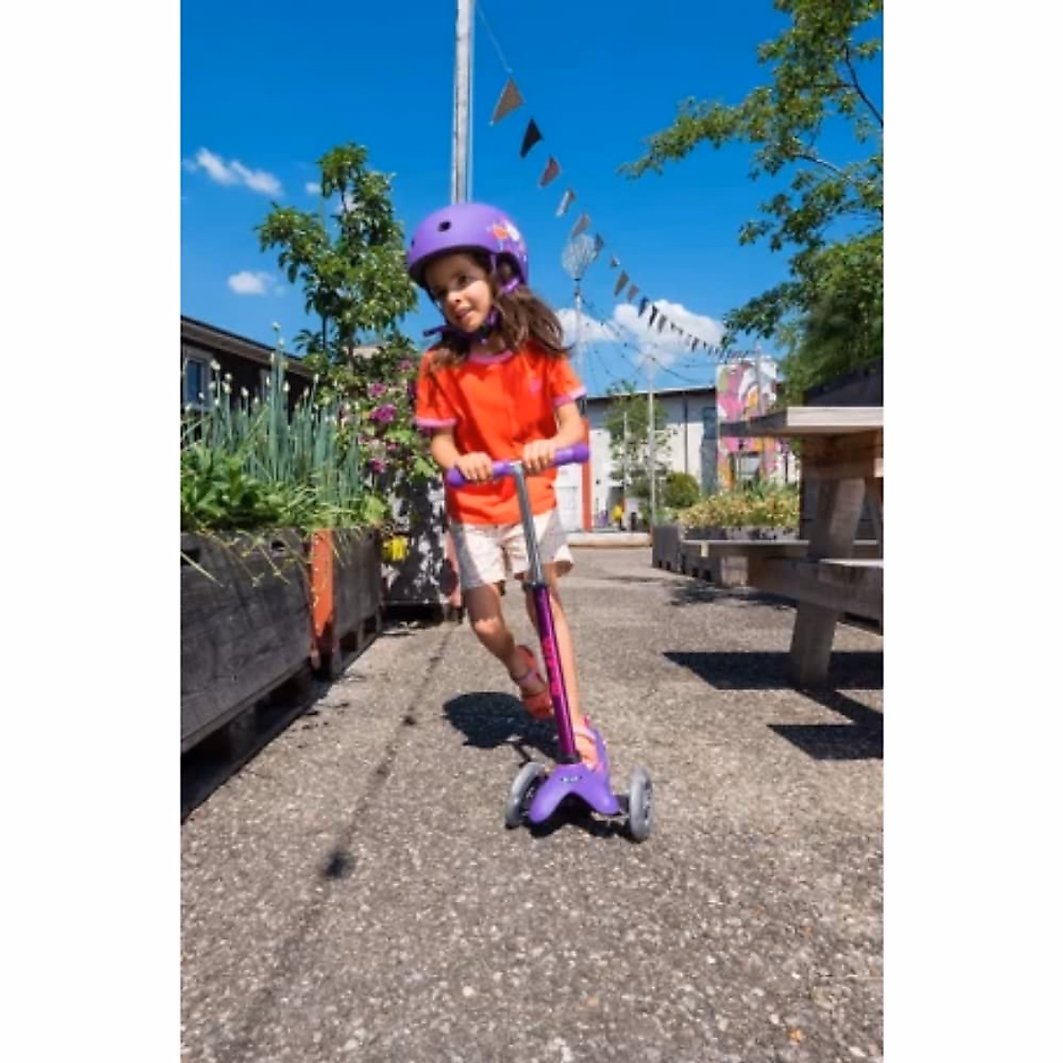 Micro Kickboard | Mini Deluxe LED | Three-Wheeled | Lean-to-Steer Swiss-Designed Micro Scooter | Motion-Activated Light-Up Wheels | Toddlers & Children Ages 2-5"