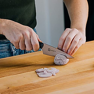 Middleton Made Knives Echo 4 Paring Knife - Paring Knife 4 Inch - Handmade Professional Pairing Knives - Chefs Knife Made with AEB-L Stainless Steel - USA Made Paring Knives- Great Chef Gifts - Blue