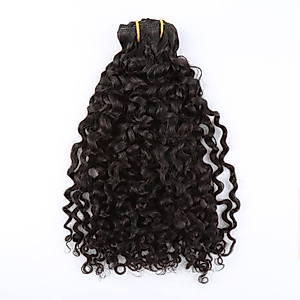 Sent Hair Clip in Hair Extensions Real Human Hair 28Inch 10Pcs Hair Extensions Clip in Curly Wave Long Thick 160g Human Hair Extensions for Women Soft Silky Clip in Extension Natural Black Double Weft