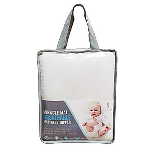 L.A. Baby Breathable Miracle Mat - Superior Ventilation Crib Mattress Topper