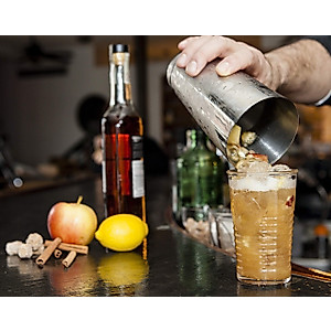 Bormioli Rocco Officina1825 Cooler Glass, Set of 4, 4 Count (Pack of 1), Clear