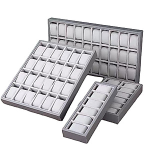 KUFptva Watch Organizer Bracelet Display Showcase Jewelry Organizer Bracelet Rack Show Bangle Watch Display Holder Wristwatch Box Display-Case