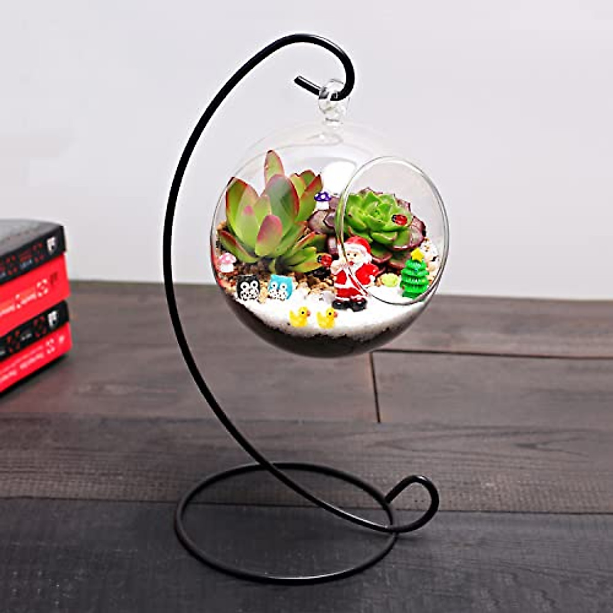 Homlone 105 Miniature Fairy Garden Accessories, Fairy Garden Kit, Fairy Garden Animals, Miniature Figurines, Micro Landscape Ornaments Kit, Garden DIY Kit for Dollhouse Decoration Plant House Decor