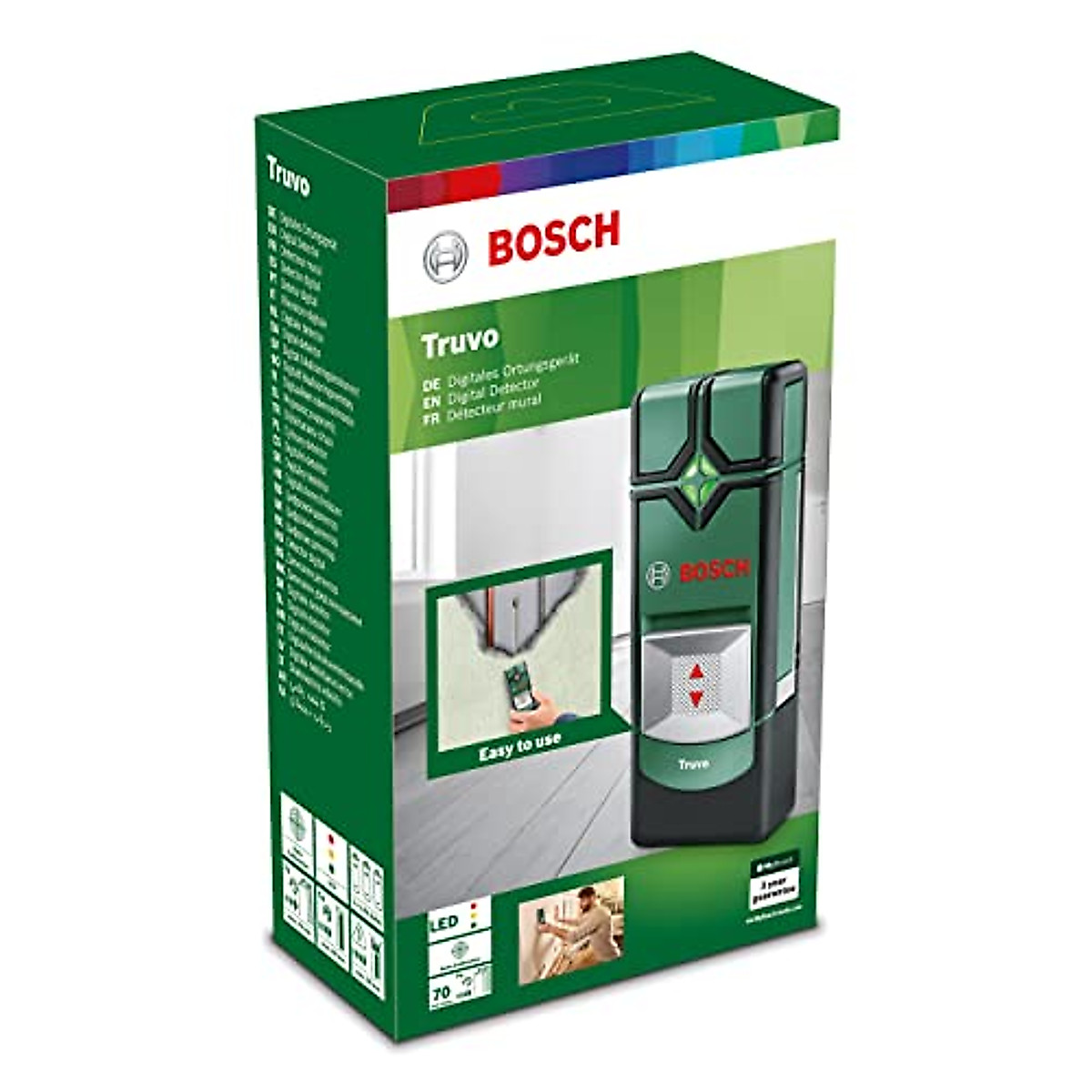 Bosch Detector Truvo (3 x AAA batteries, max. detection depth: 70 mm)