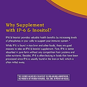 Nature's Way Cell Forté IP-6 & Inositol Supplement, Gluten-Free, Vegan, 240 Capsules