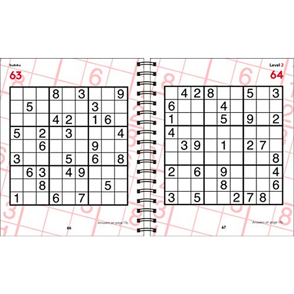 Brain Games - Sudoku Large Print (Red)