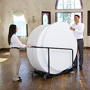 Lifetime 80339 Table Cart, Black