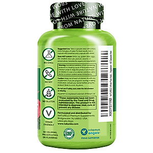 NATURELO Whole Food Multivitamin for Teens - Vitamins and Minerals for Teenage Boys and Girls - Supplement for Active Kids - with Organic Whole Foods - Non-GMO - Vegan & Vegetarian - 60 Capsules